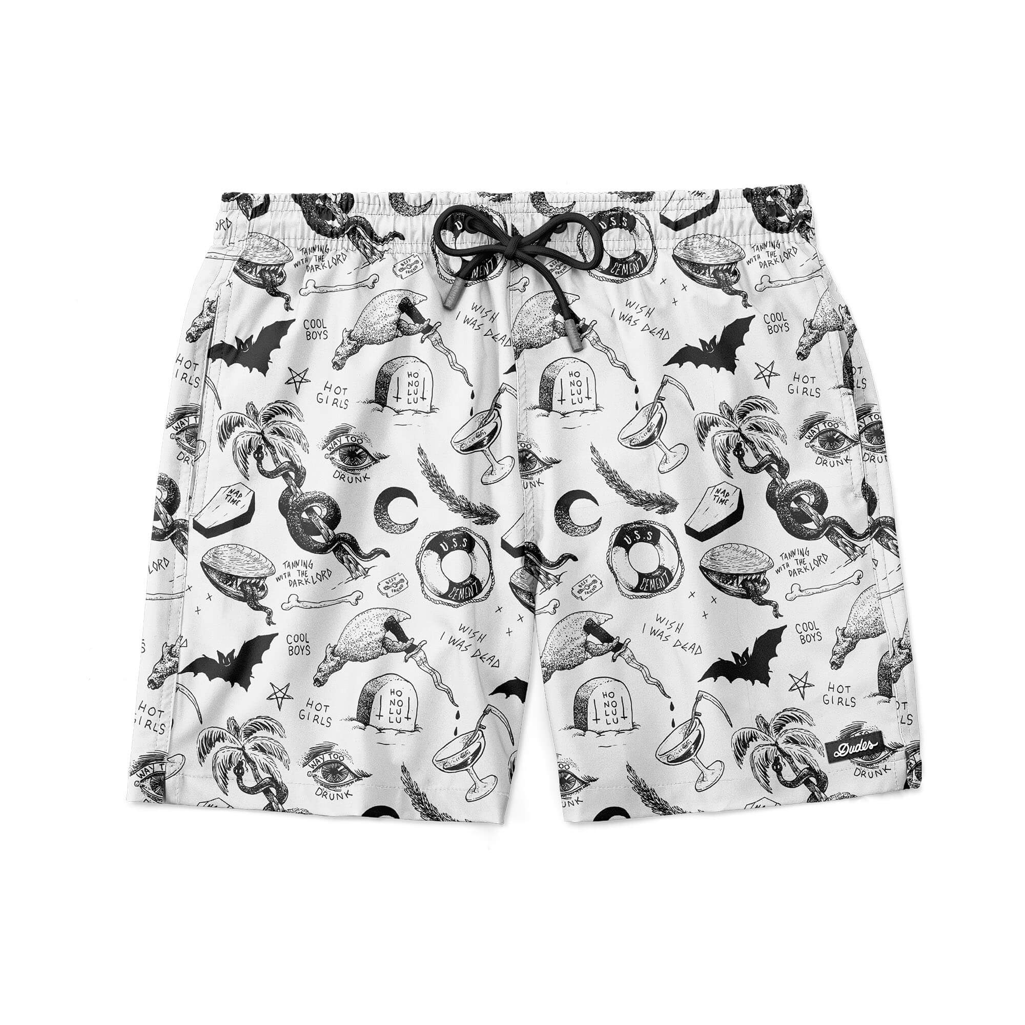 The Dudes & mcbess - Occult swim shorts